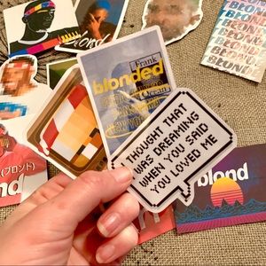 Accessories | Handmade Frank Ocean Stickers 12 Piece | Poshmark